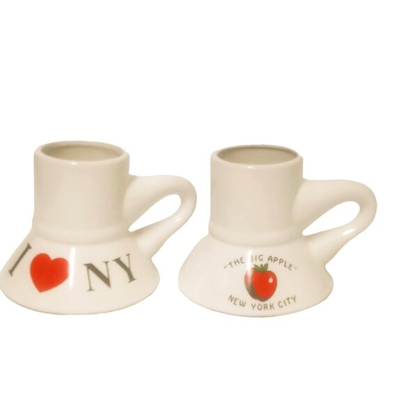 F.W. Woolworth Co, New York | Kitchen | New York Mugs 2 White Ceramic ...